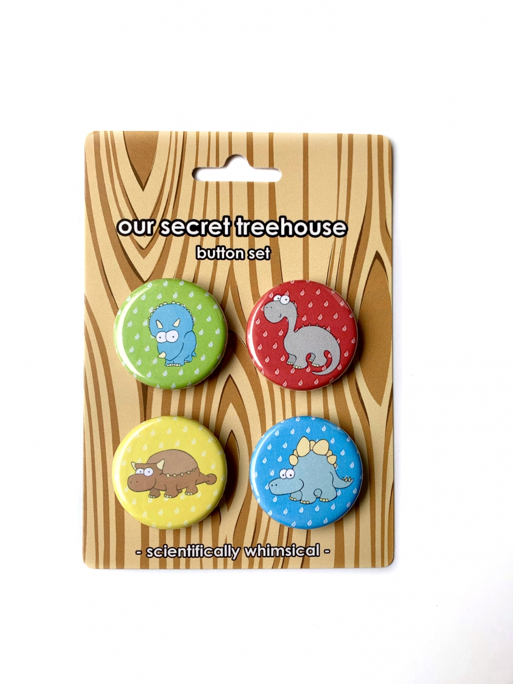 Dinosaur Button Set- Dinky Dinosaurs- The Beet Eaters Button Set | our ...